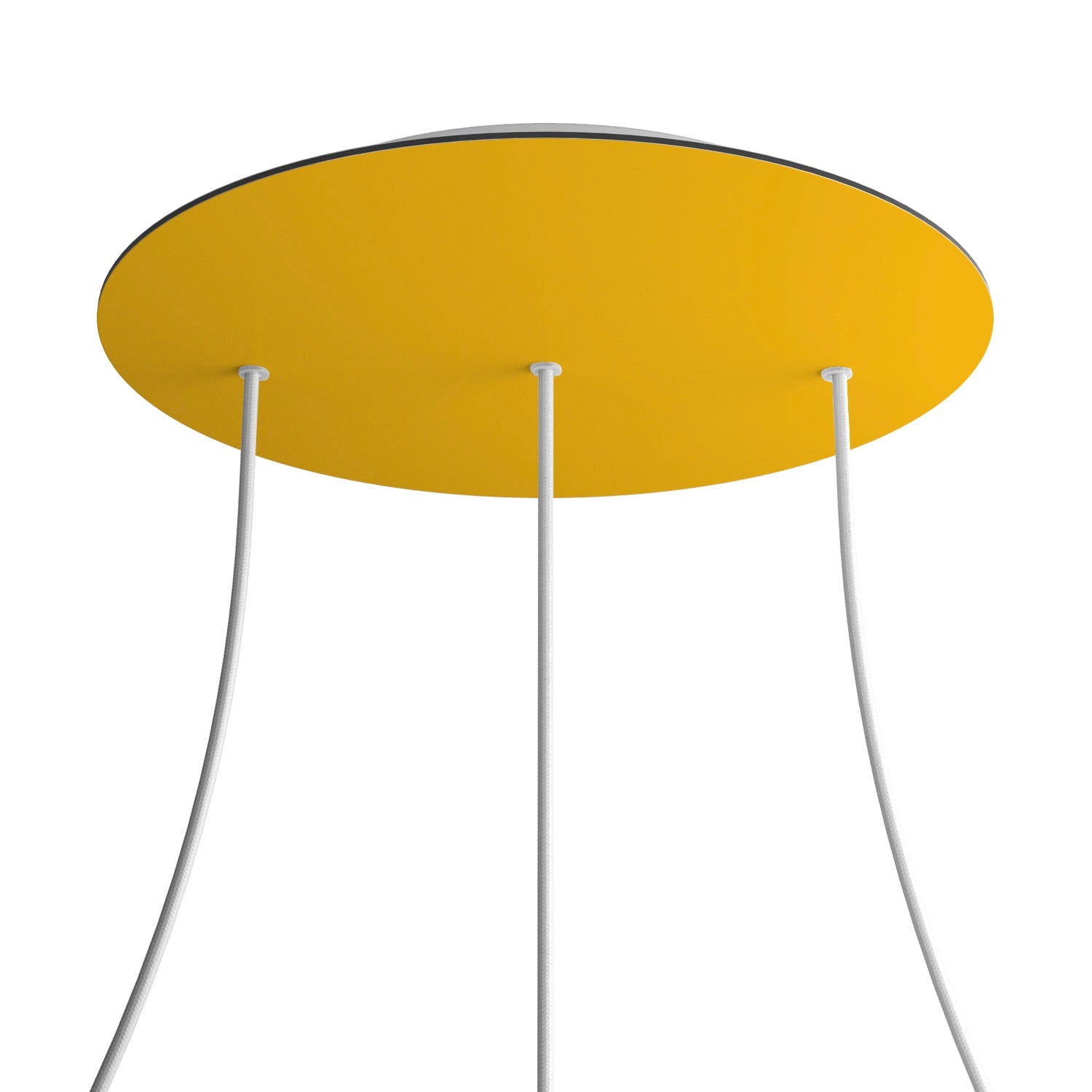 XXL Rose-One round ceiling rose, 400 mm diameter with 3 inline holes ...